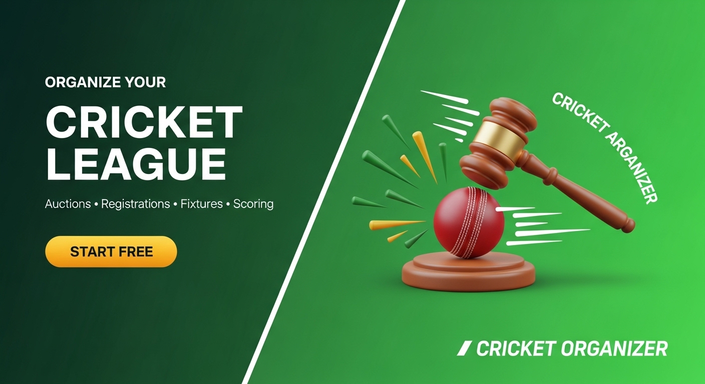Cricket Tournament Organizer & Organiser App | Smart Fixture Generator ...